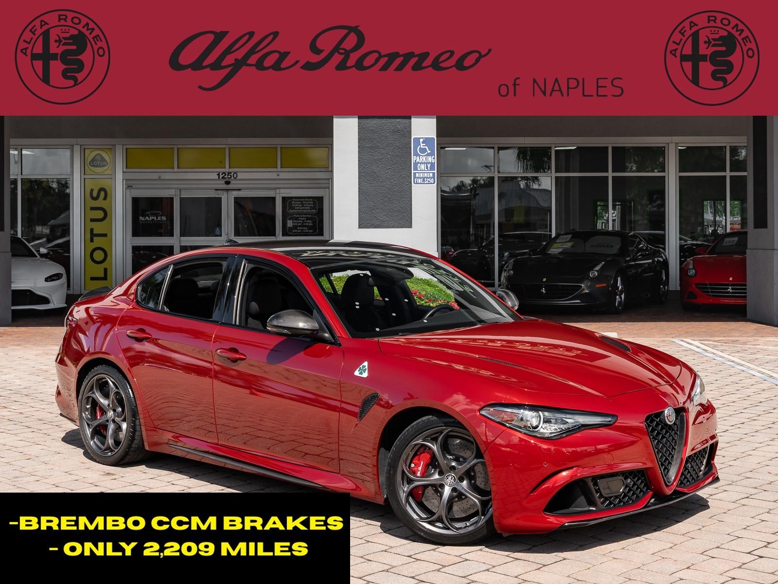 Used 2020 Alfa Romeo Giulia Quadrifoglio For Sale (Sold) | Naples ...